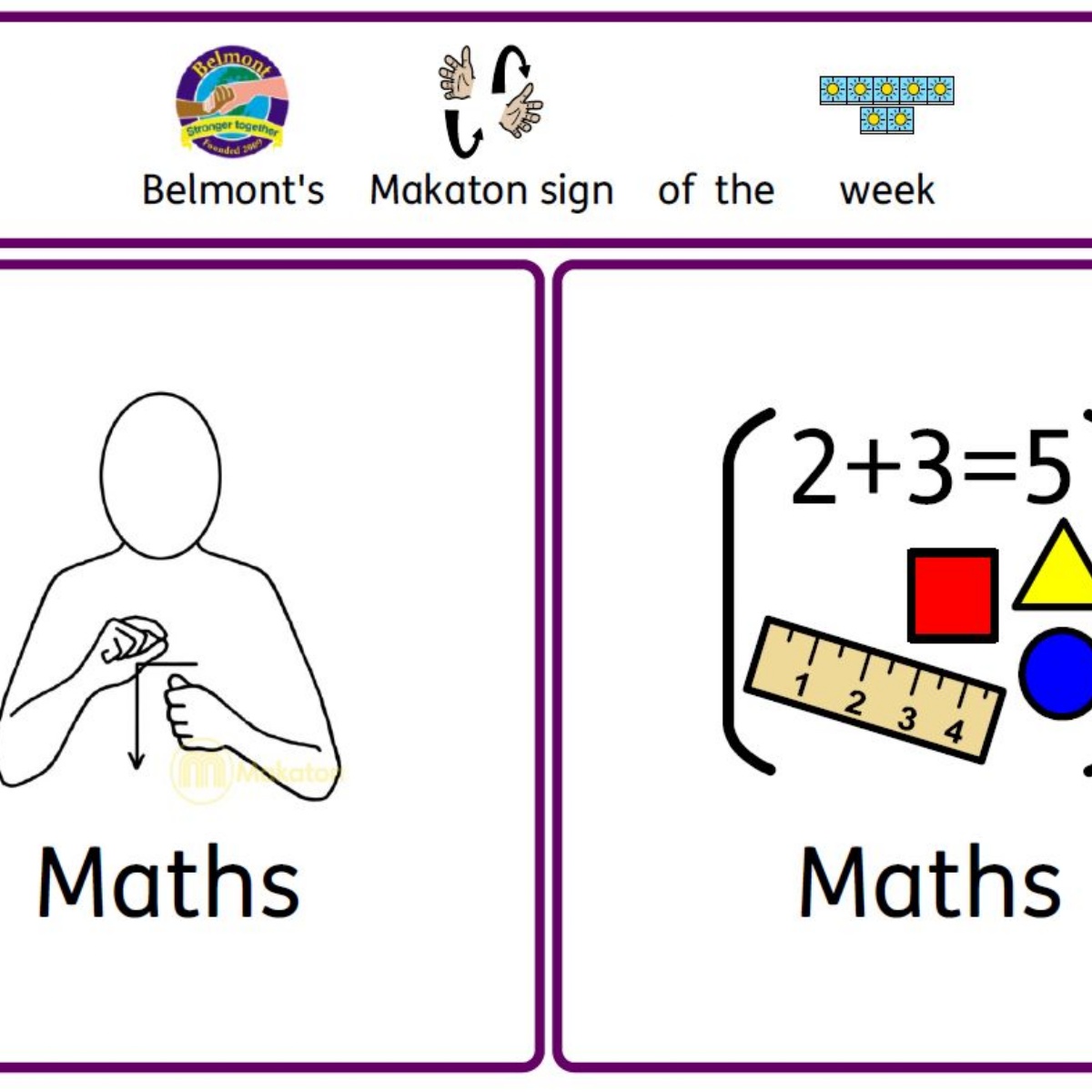 Belmont School Belmont s Makaton Sign Of Week 30 01 23 Belmont School Belmont s Makaton Sign Of Week 30 01 23